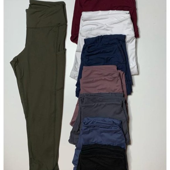 rae mode | Pants & Jumpsuits | Charcoal Capri Yoga Pants W Pockets Firm ...